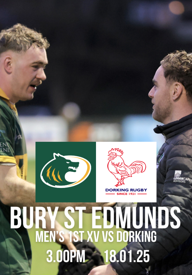 Bury St Edmunds Men's 1st XV vs Dorking RFC | Zeeon