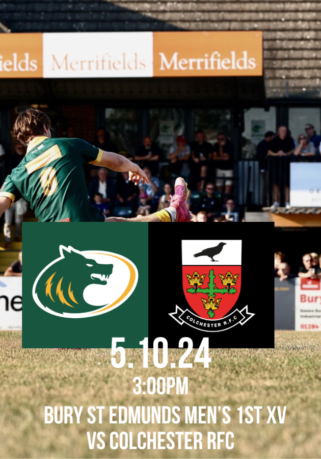 Bury St Edmunds Men's 1st XV vs Colchester RFC | Zeeon