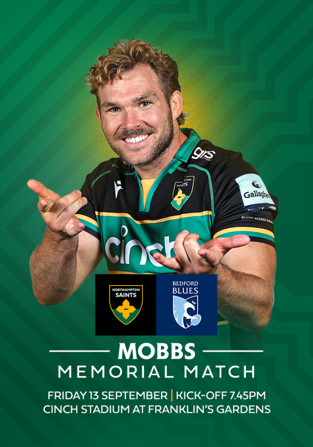 Mobbs Memorial Match: Northampton Saints vs Bedford Blues | Zeeon