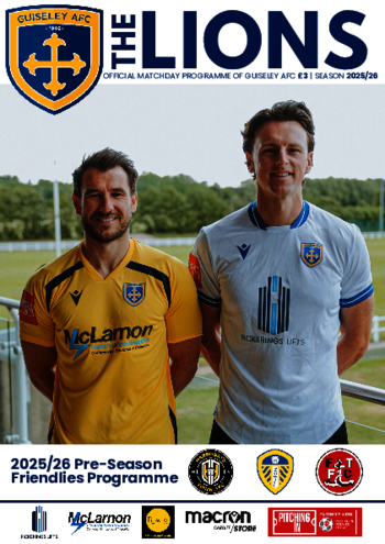 2025/26 Guiseley Pre-Season Matchday Programme - Harrogate Town | Leeds ...