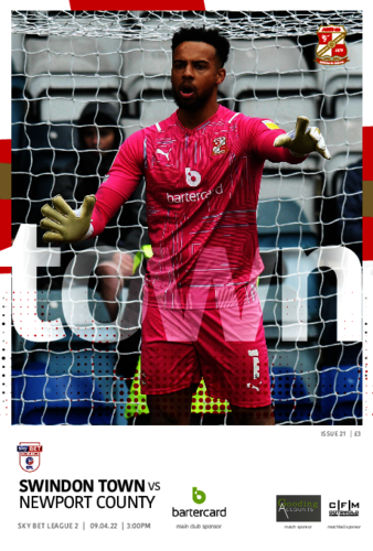 Swindon Town V Newport County Official Matchday Programme | Zeeon
