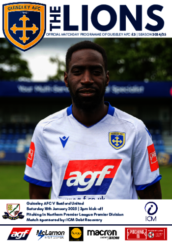 2024/25 Guiseley AFC V Basford United Matchday Programme | Zeeon
